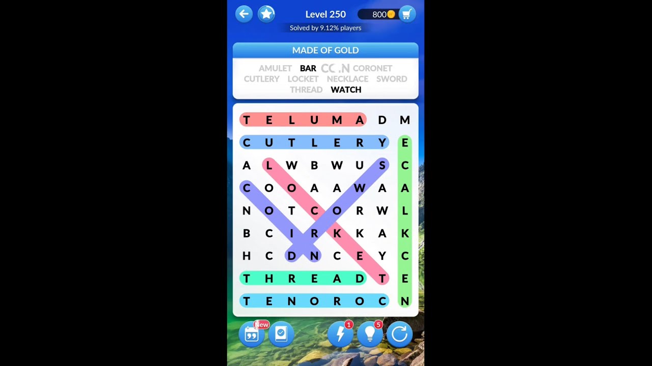 Word Search Explorer - Levels 241-250 - YouTube