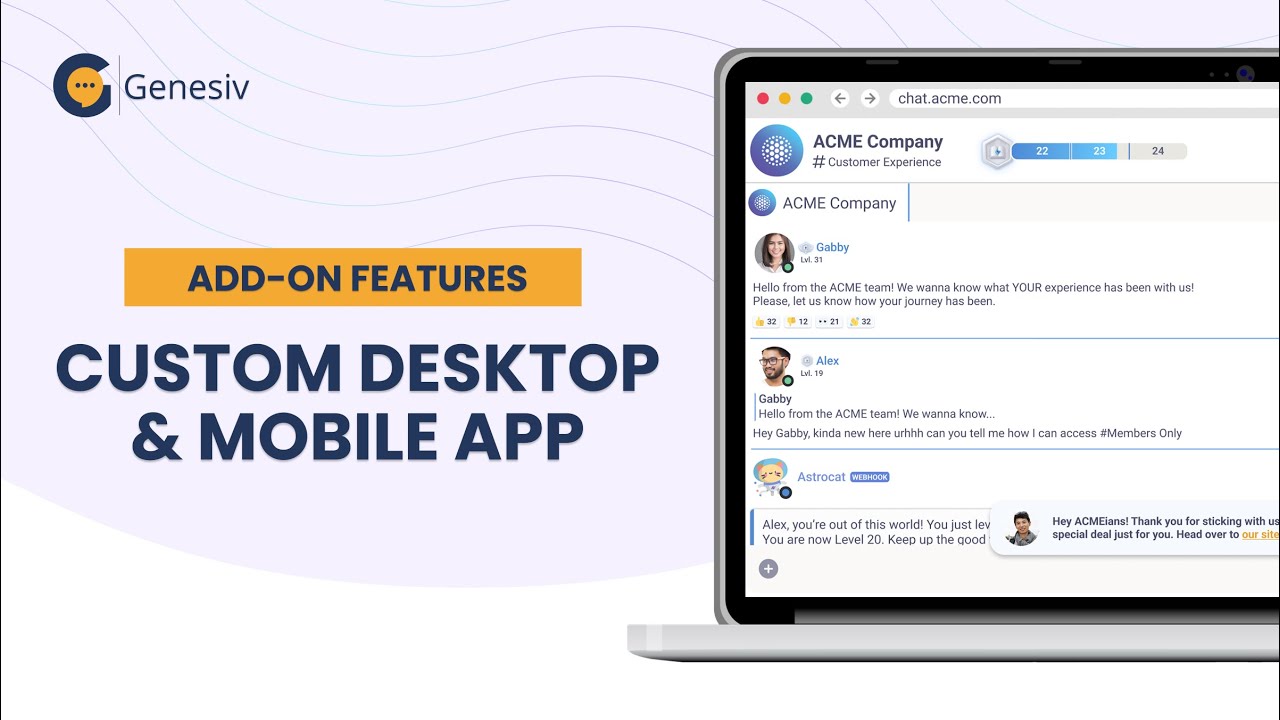 Add-on Features — Get your own Custom Desktop & Mobile App - YouTube