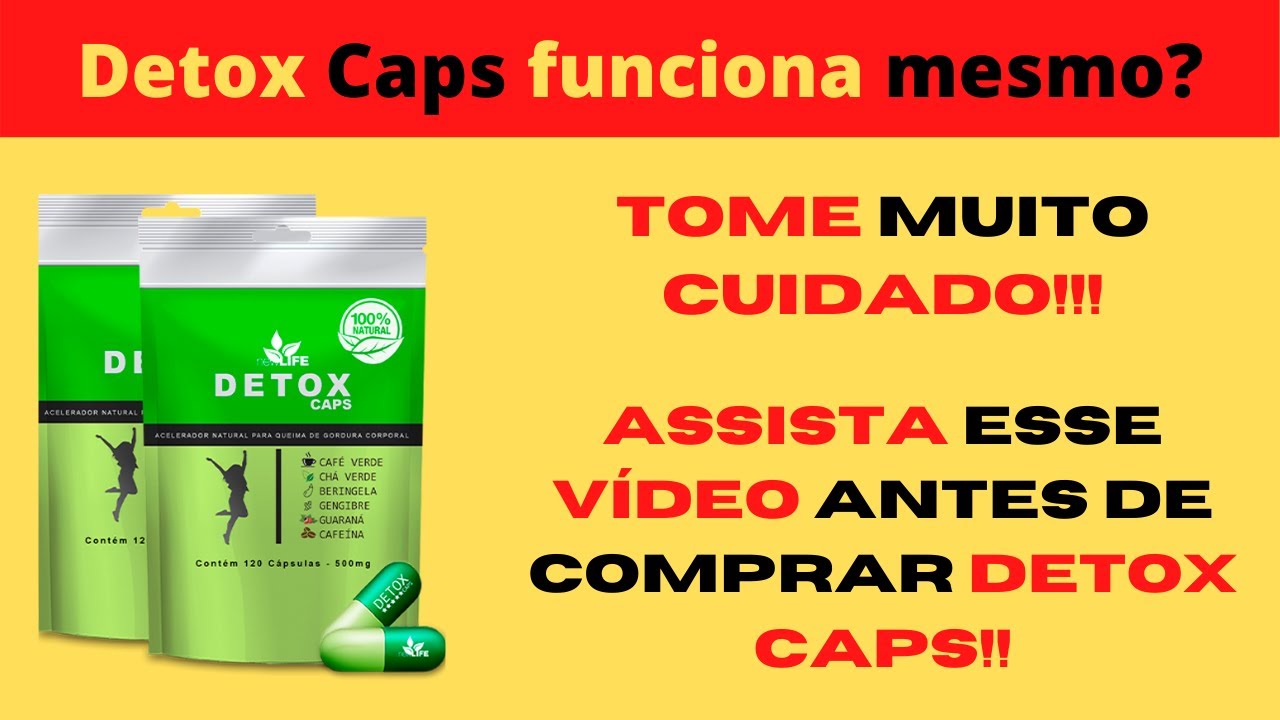 detox caps funciona? detox caps emagrece mesmo? detox caps como tomar ...