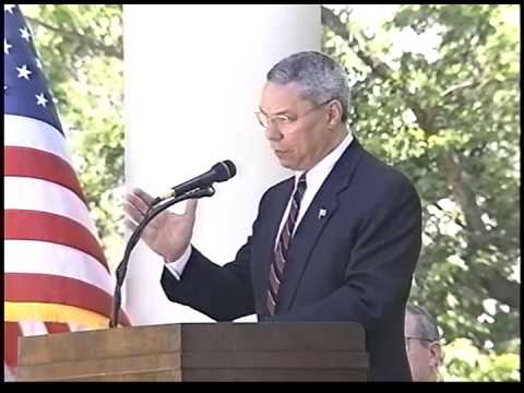 July 4, 1997 at Monticello: Colin Powell - YouTube