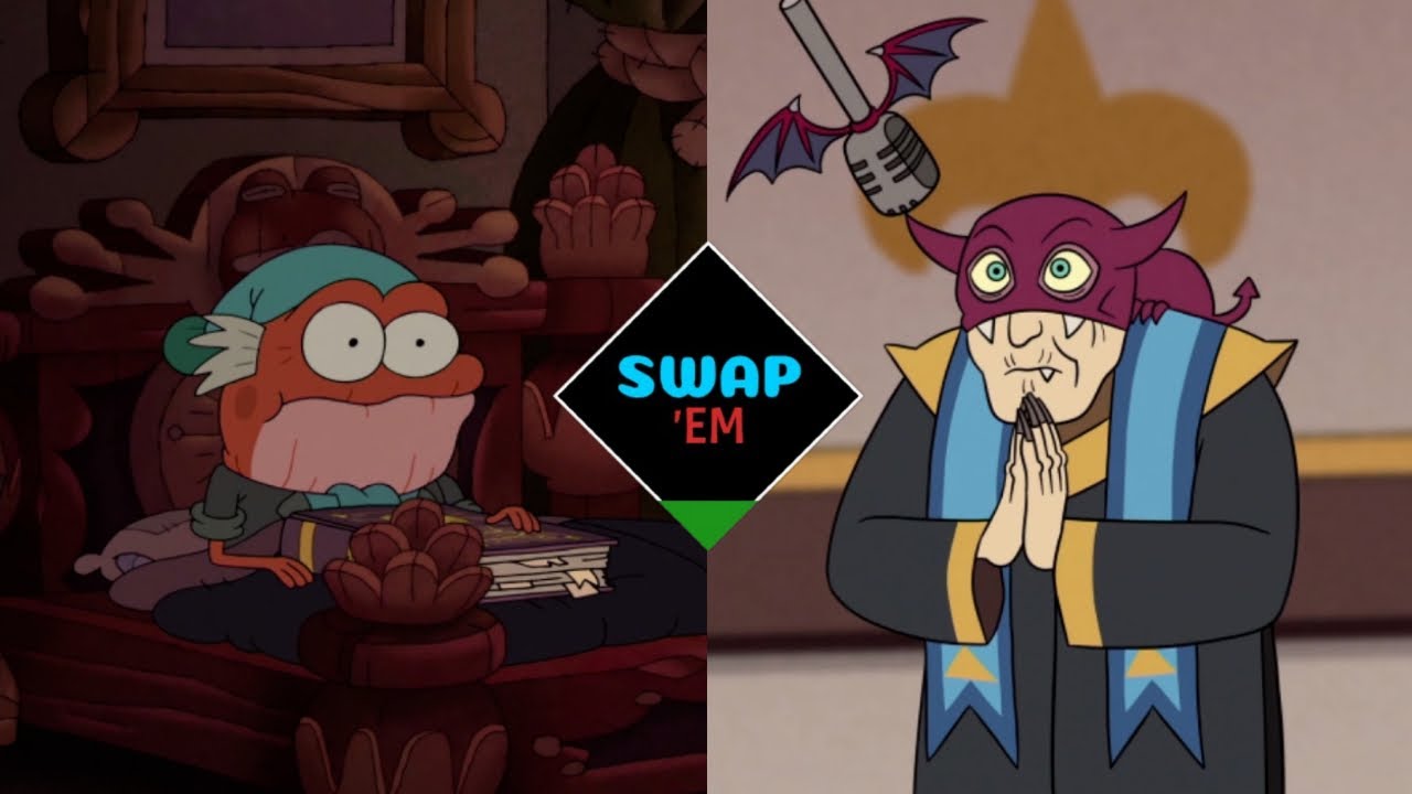 HOP POP AND PRINCIPAL BUMP VOICE SWAP | Amphibia/The Owl House - YouTube