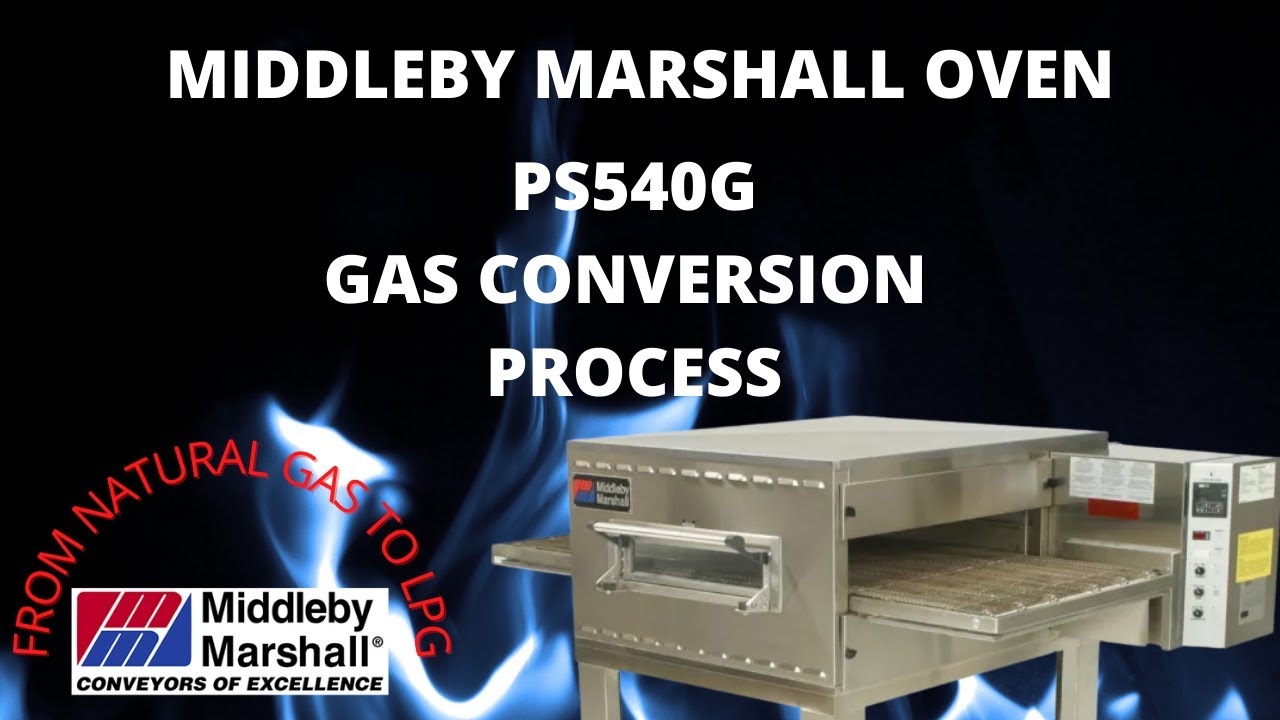 Middle Marshall Conveyor Oven PS540G Conversion Process - YouTube