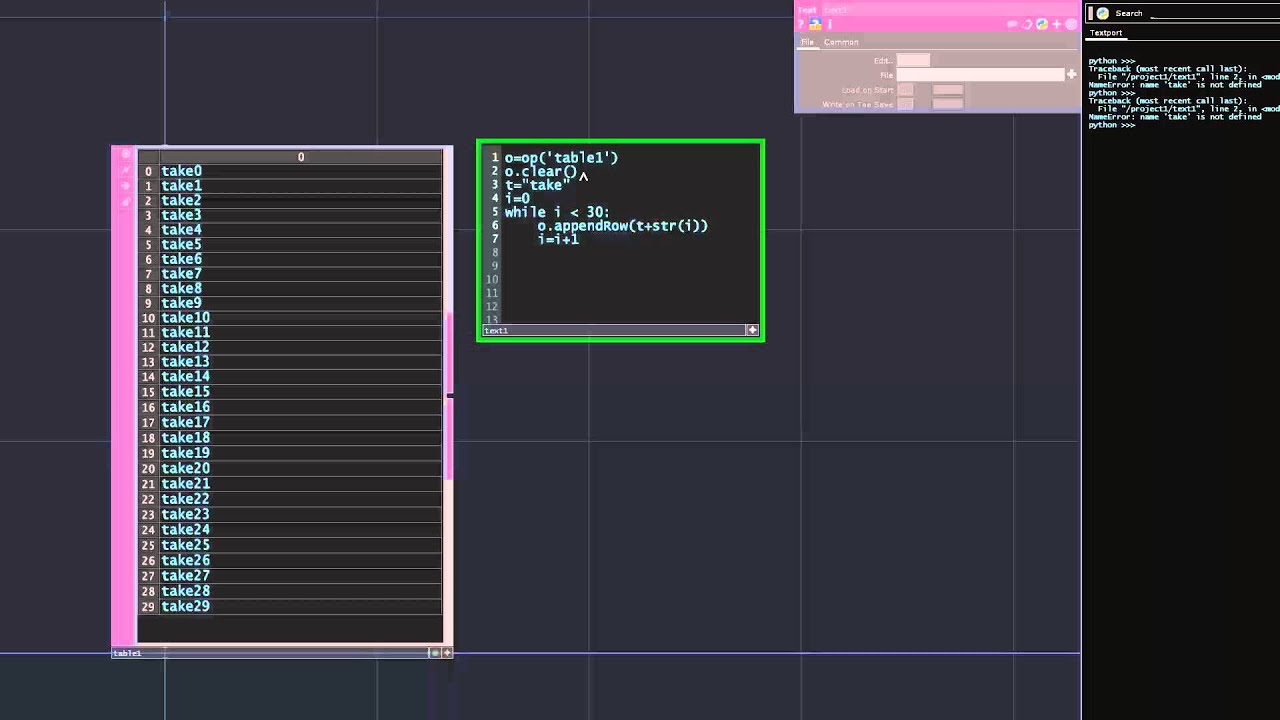 Populating Table Dats Via A Script Youtube