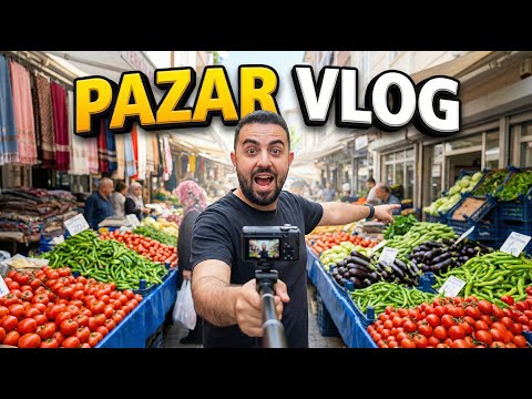SALI PAZARI VLOG | Arkadaşlarım ile tanışın! | Pazarcı Mı Olduk?