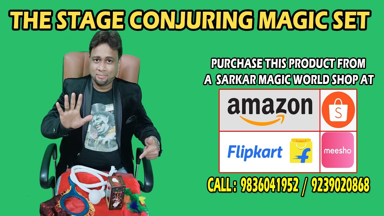 THE STAGE CONJURING MAGIC SET FOR BEGINNER / CHILDREN MAHA MAGIC / KIDS ...