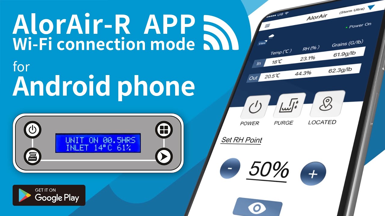 Android Phone Wi-Fi Connect App for Small LCD - AlorAir - YouTube