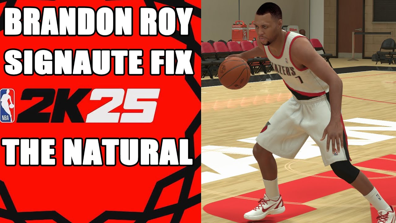 Brandon Roy Signature Fix NBA2K25 - YouTube
