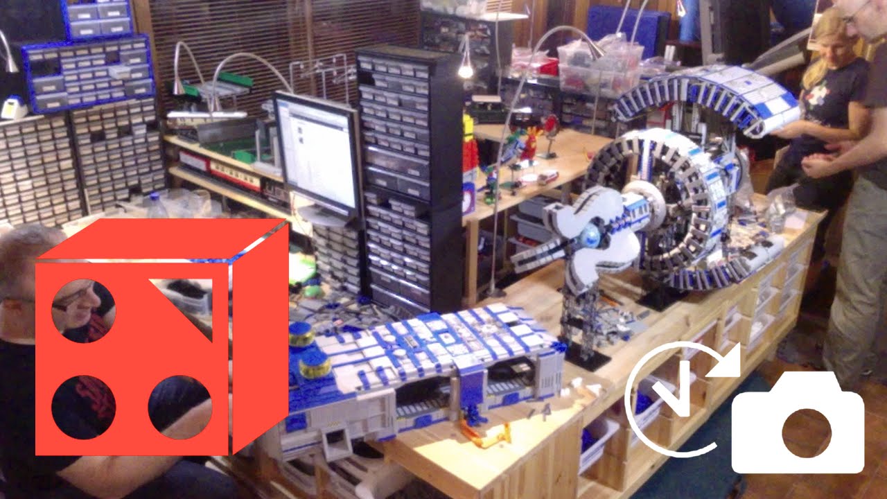 SHIPtember 2015 (Lego Spaceship Build) Time Lapse Camera 1 - YouTube