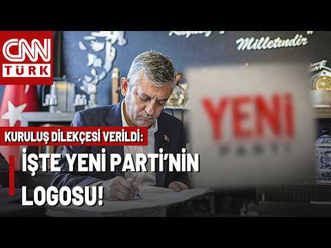 Özgür Özel CHP'yi Bölen İmzayı Attı! İşte Özel'in Yeni Partisinin Logosu...