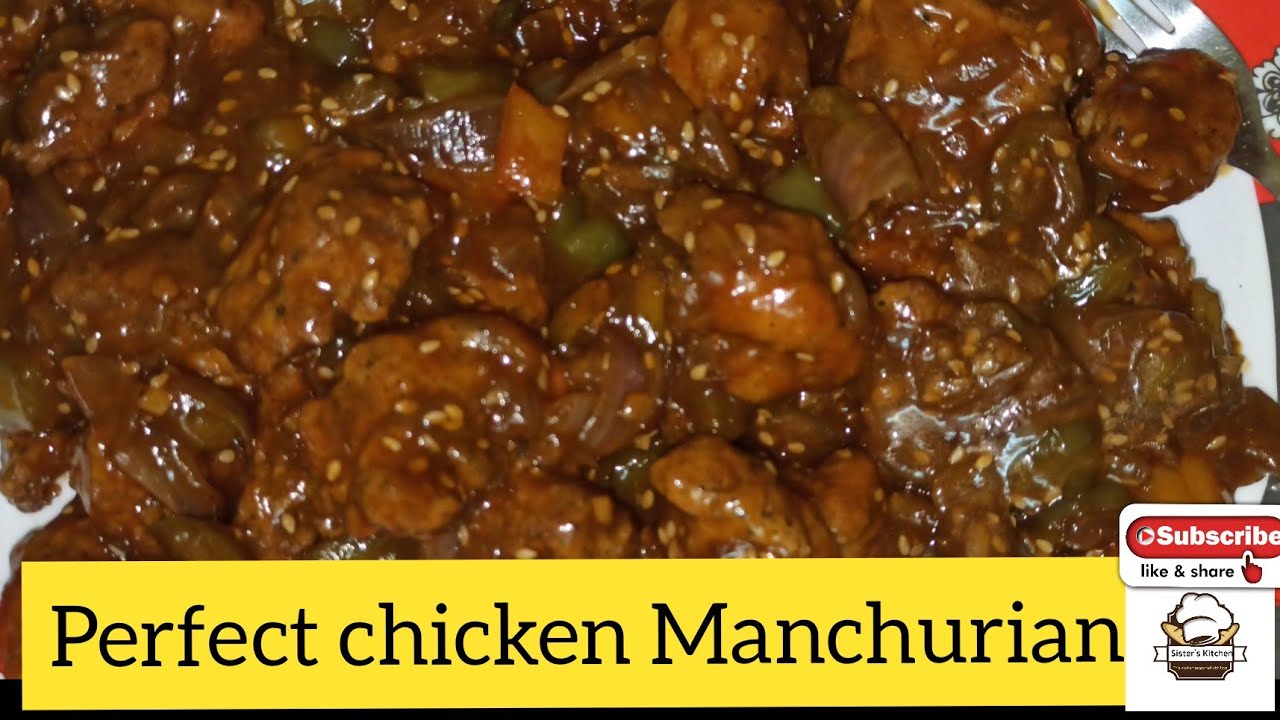 Perfect chicken Manchurian | Indo chinese chicken Manchurian recipe in ...