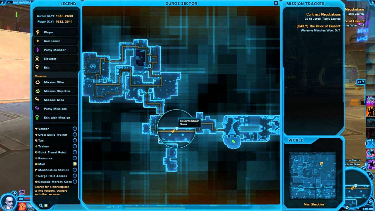 SWTOR - Nar Shaddaa Datacrons ( Empire ) - YouTube