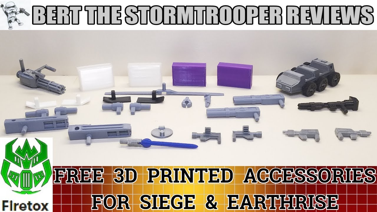 FREE Firetox 3D Printed Accessories for SIEGE & EARTHRISE! Bert the ...