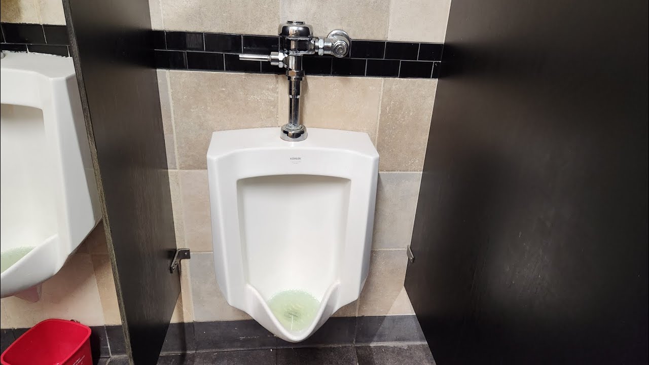 Newer Kohler Stanwell urinal - YouTube