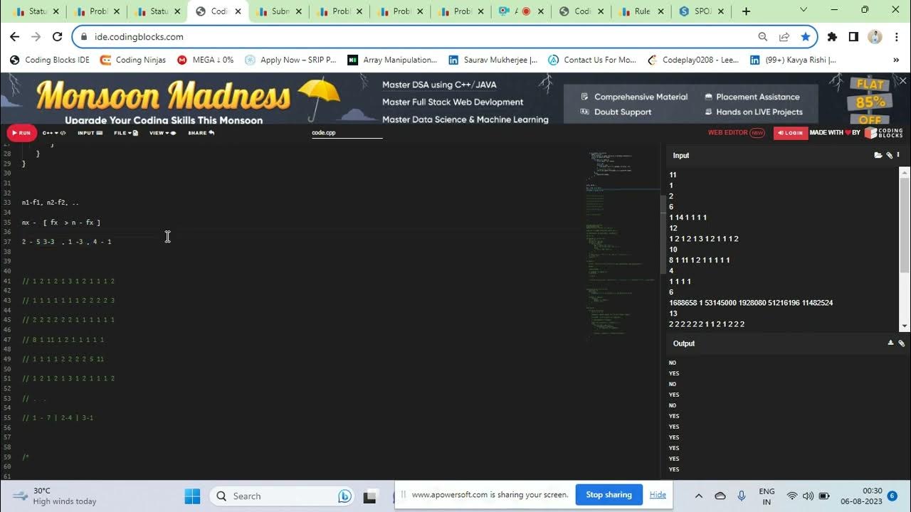 Codeforces Round 890 | A,B,C |part 1 | B - Good Arrays | A - Tales of a Sort | 6/8/23 - YouTube