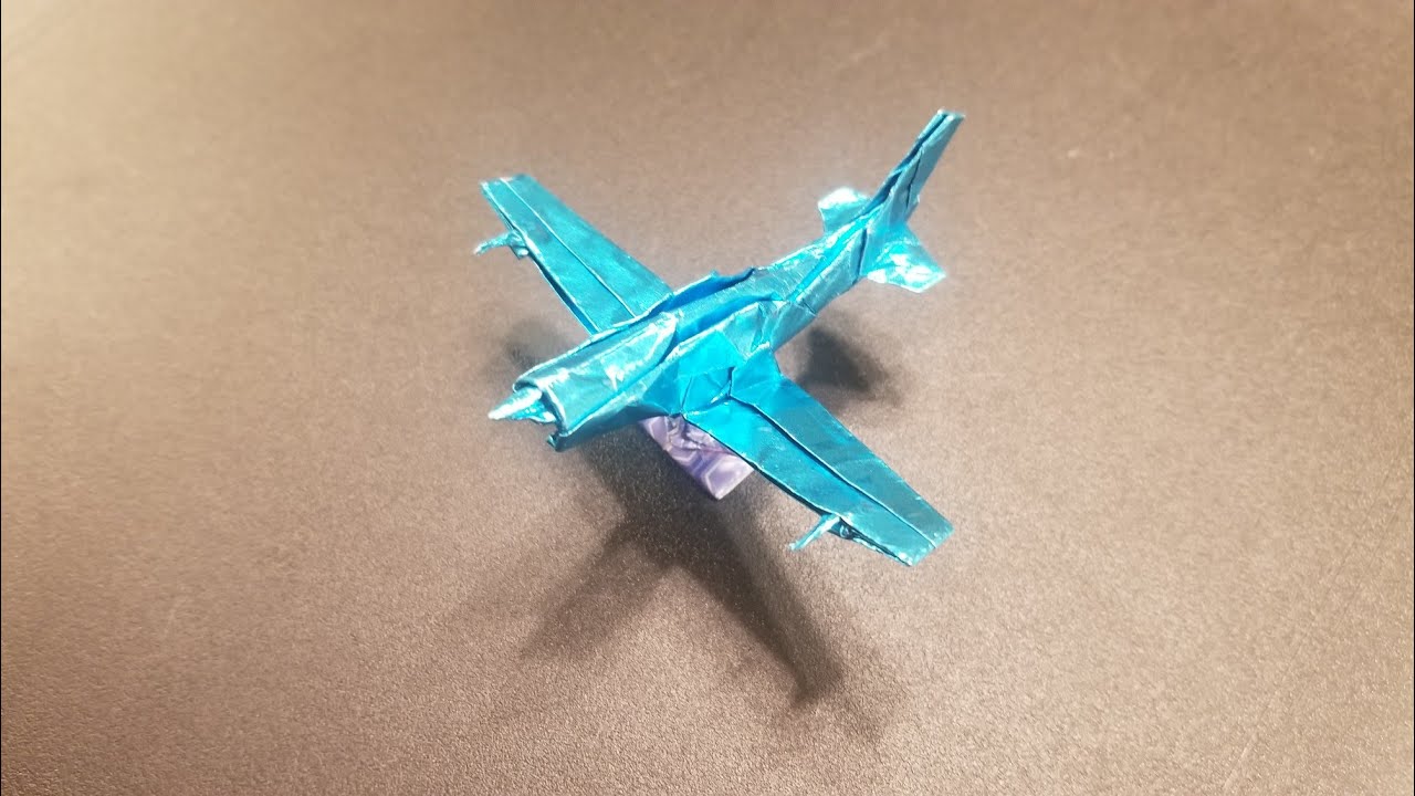 Origami World War II Fighter Plane (airplane tutorial) - YouTube