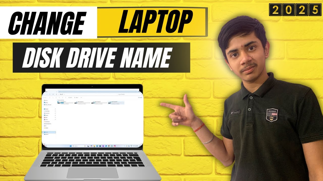 How to Rename Your Laptop Disk Drive (Like a Pro) - YouTube