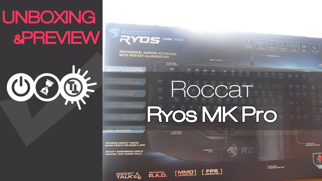 Roccat Ryos MK Pro Unboxing & Preview - YouTube