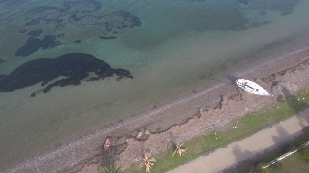 Arkitsa Port testing Xiaomi 4K drone 24-1-2019 - YouTube