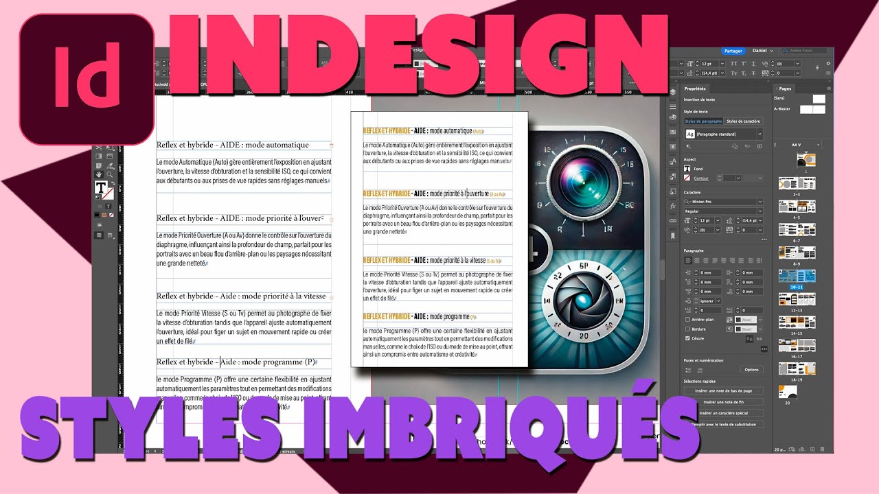 Indesign - Astuces - Styles imbriqués - YouTube