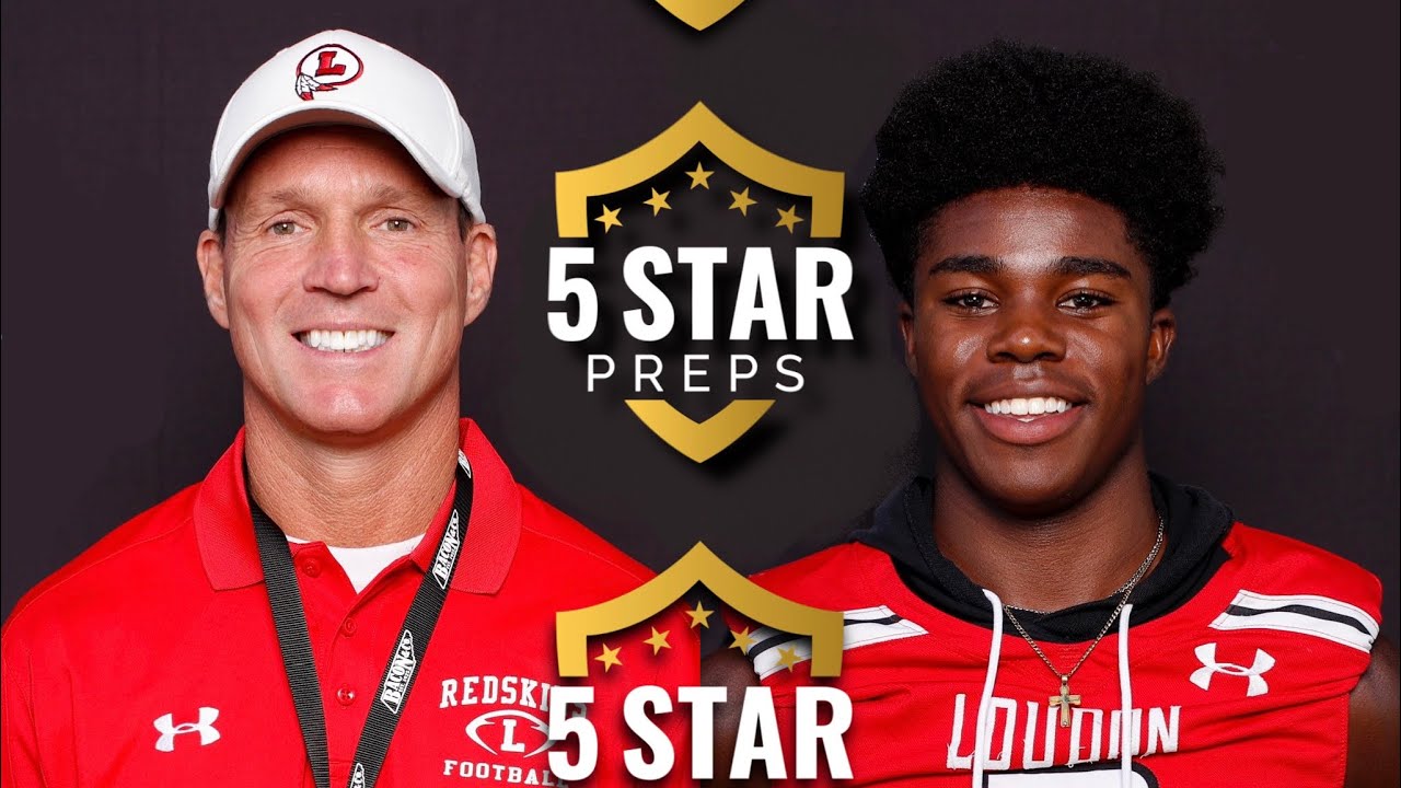 MEDIA DAY: Loudon HC Jeff Harig, WR Semy Turner - YouTube