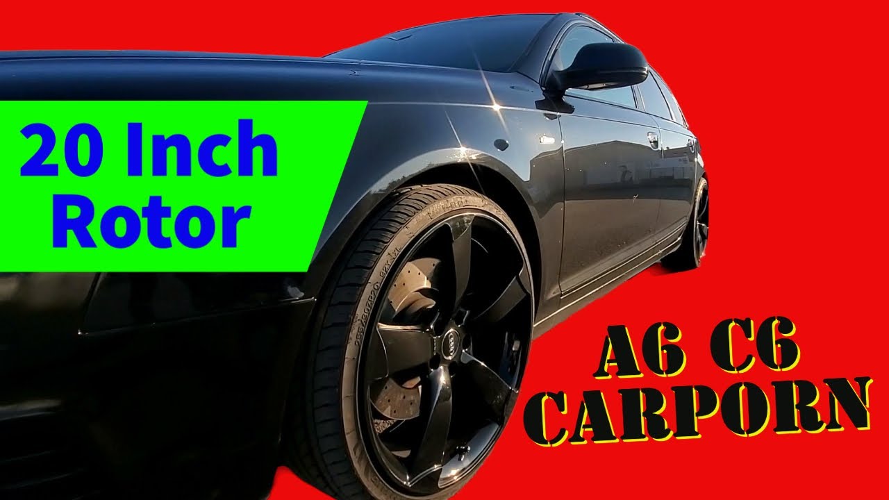 Audi A6 C6 on 20 Inch Rotor Wheels Carporn - YouTube