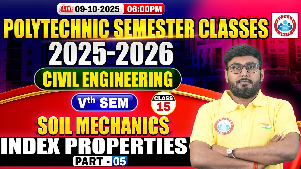 Polytechnic 5th Semester Civil Engineering | Soil Mechanics | Index ...
