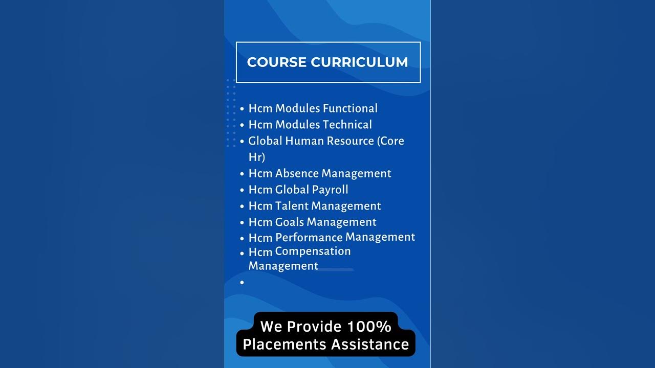Oracle Fusion HCM Online Training - Free Demo - YouTube