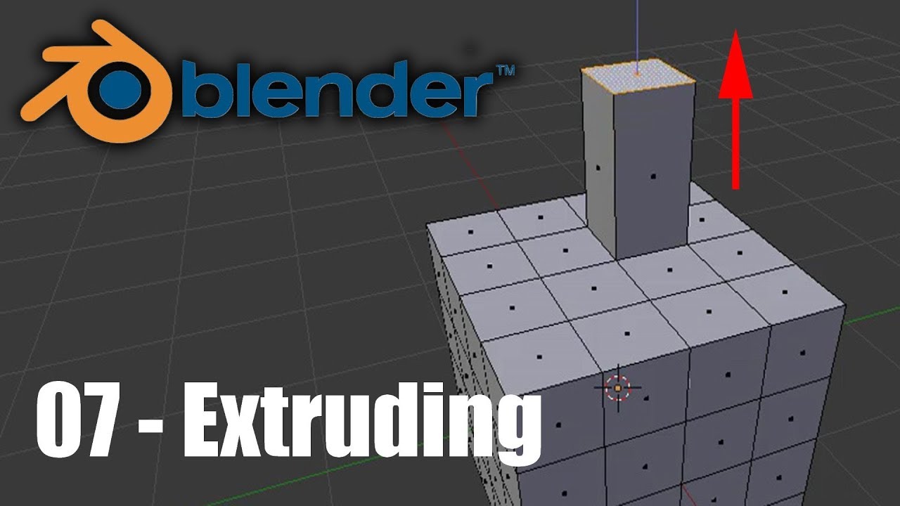 Blender - Lesson 07 - Extruding - YouTube