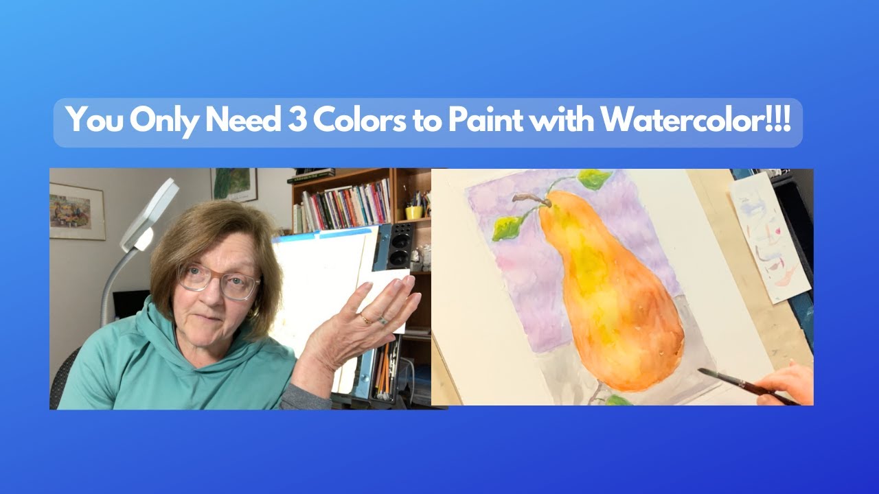 Three Colors, Infinite Possibilities: Watercolor Magic - YouTube
