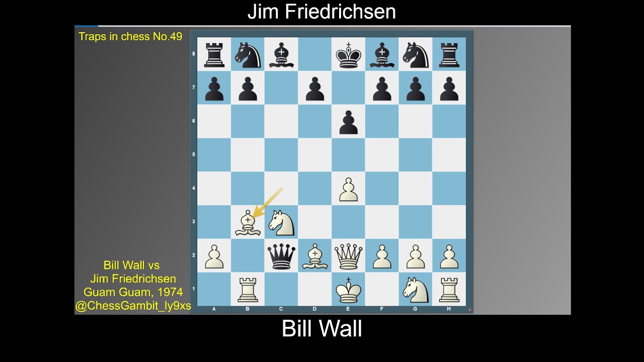 Bill Wall vs Jim Friedrichsen #Traps in chess No 49 - YouTube