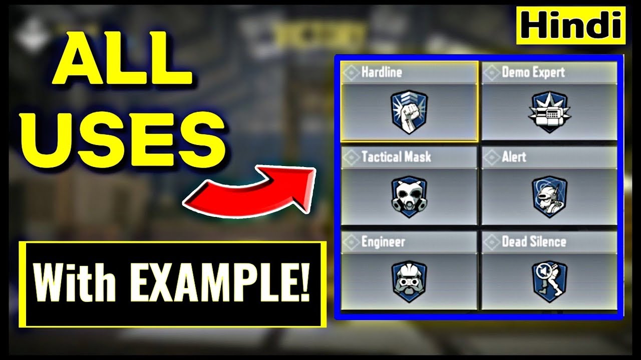 How to USE All BLUE PERKS in COD Mobile | Explained Hindi - YouTube