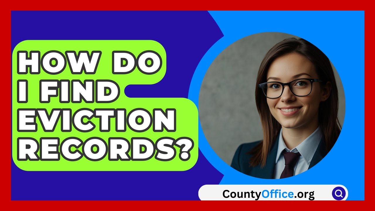 How Do I Find Eviction Records? - CountyOffice.org - YouTube