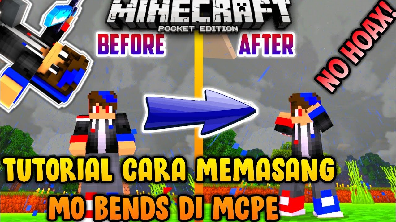 Tutorial cara memasang mo bends di mcpe!!! - YouTube