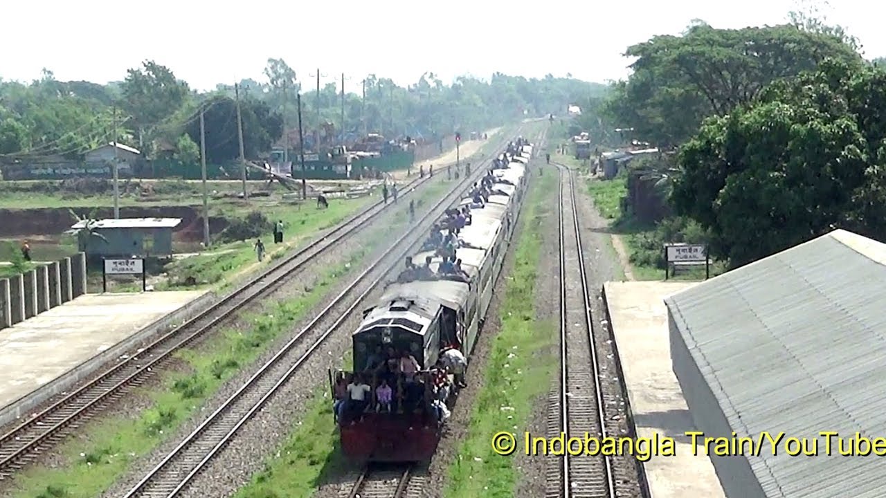 Egarosindhur Provati Through Passing Pubail Station - BD Railway ...