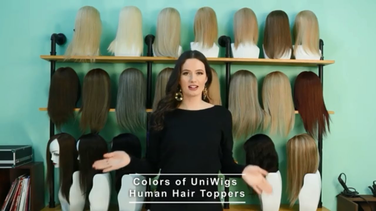 UNITV1902-Various Colors for UniWigs Hair Topper Collection - YouTube