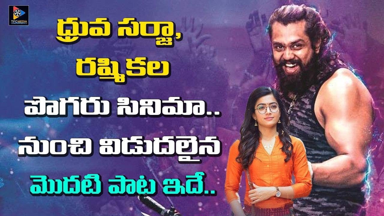 Pogaru | Karabuu | Telugu Video Song |Dhruva Sarja |Rashmika Mandanna ...