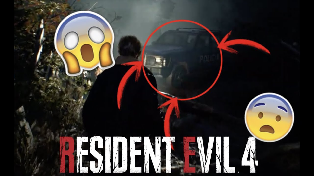 Resident Evil 4 Remake Police car Easter egg - YouTube
