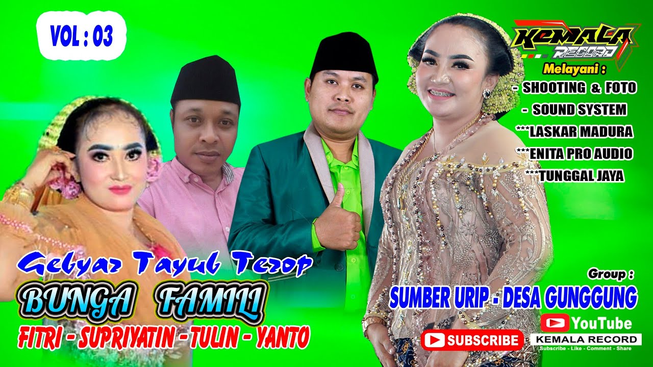 GEBYAR TAYUB TEROP VOL3 BUNGA FAMILI 2024 DI ISTANA GROUP SUMBER URIP SINDEN FITRI MASOLA ...