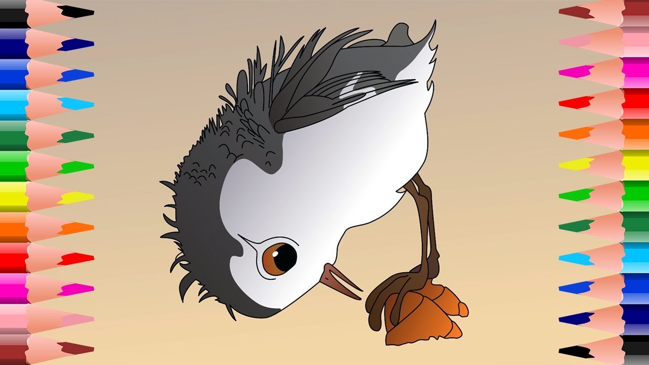 How To Draw And Colour - Piper - Colouring Pages For Kids - YouTube