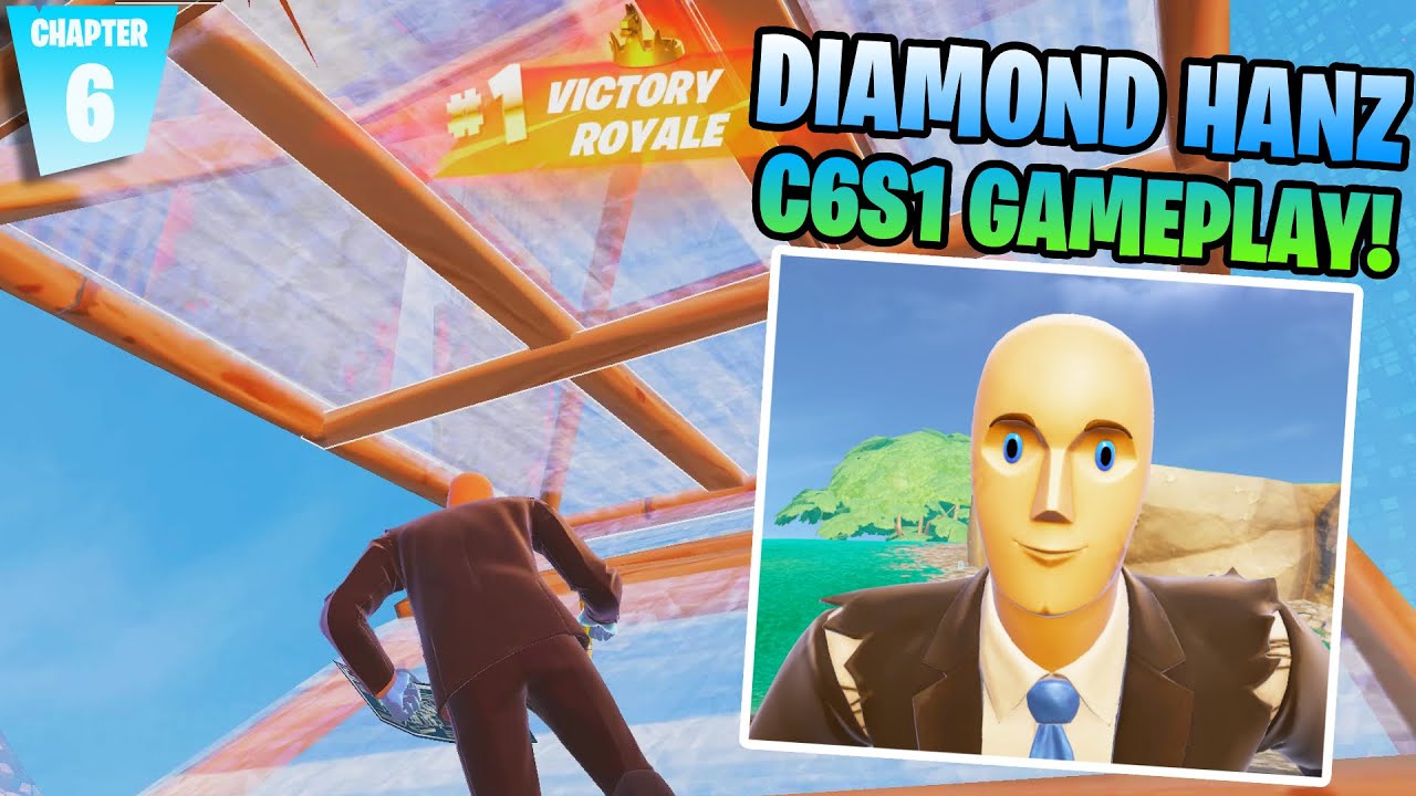 DIAMOND HANZ SKIN | 2K Gameplay (Fortnite Battle Royale) - YouTube
