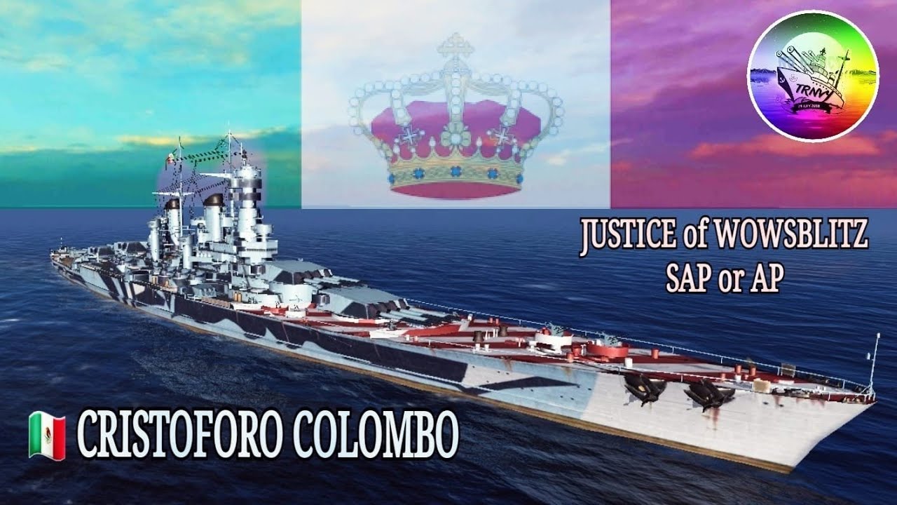Wows Blitz: Colombo Battleship Gameplay (Review) - YouTube