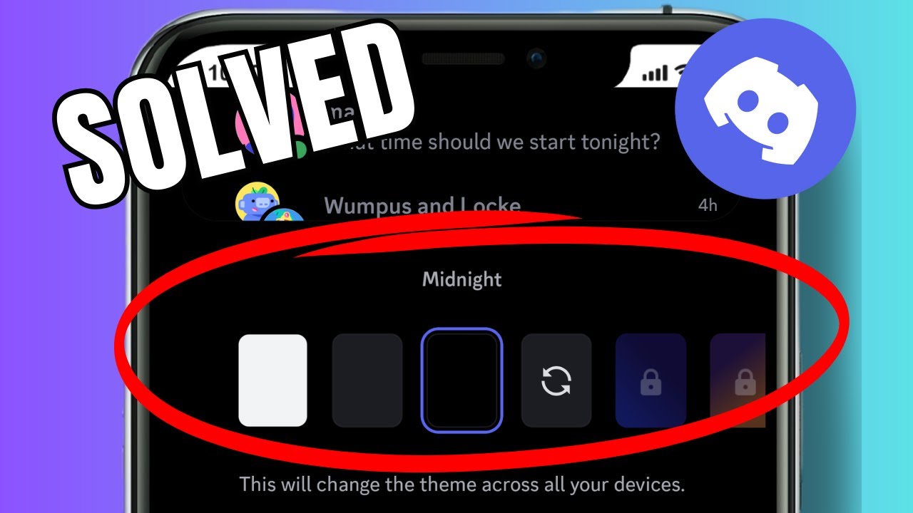 How to apply the midnight mode option in Discord? - YouTube