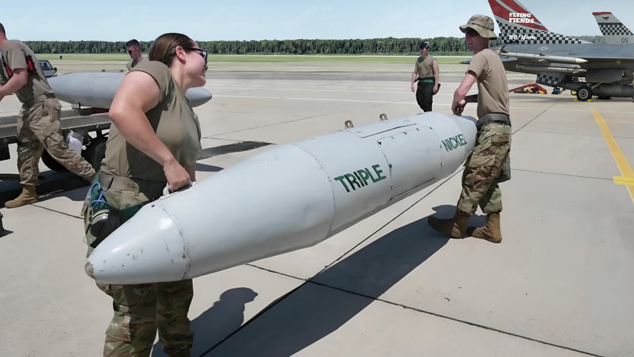 US Air Force Installing Massive Modified Pods on F-16 Jets - YouTube