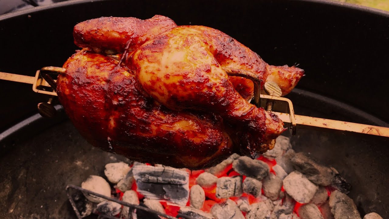 Kip van het spit - YouTube