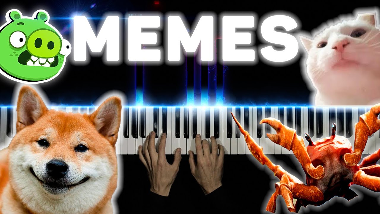 MEMES COMPILATION ON PIANO - YouTube