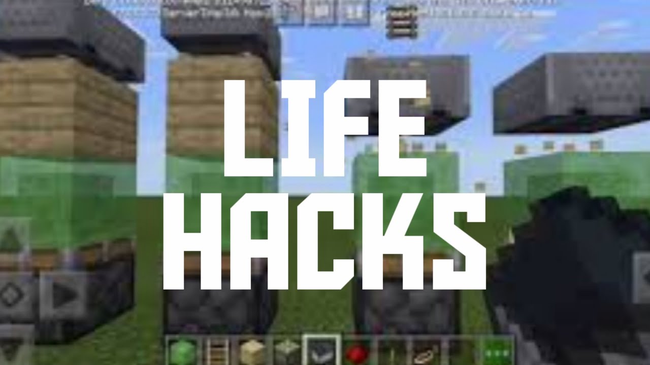 Life Hacks Minecraft Versi ZR Gaming - YouTube