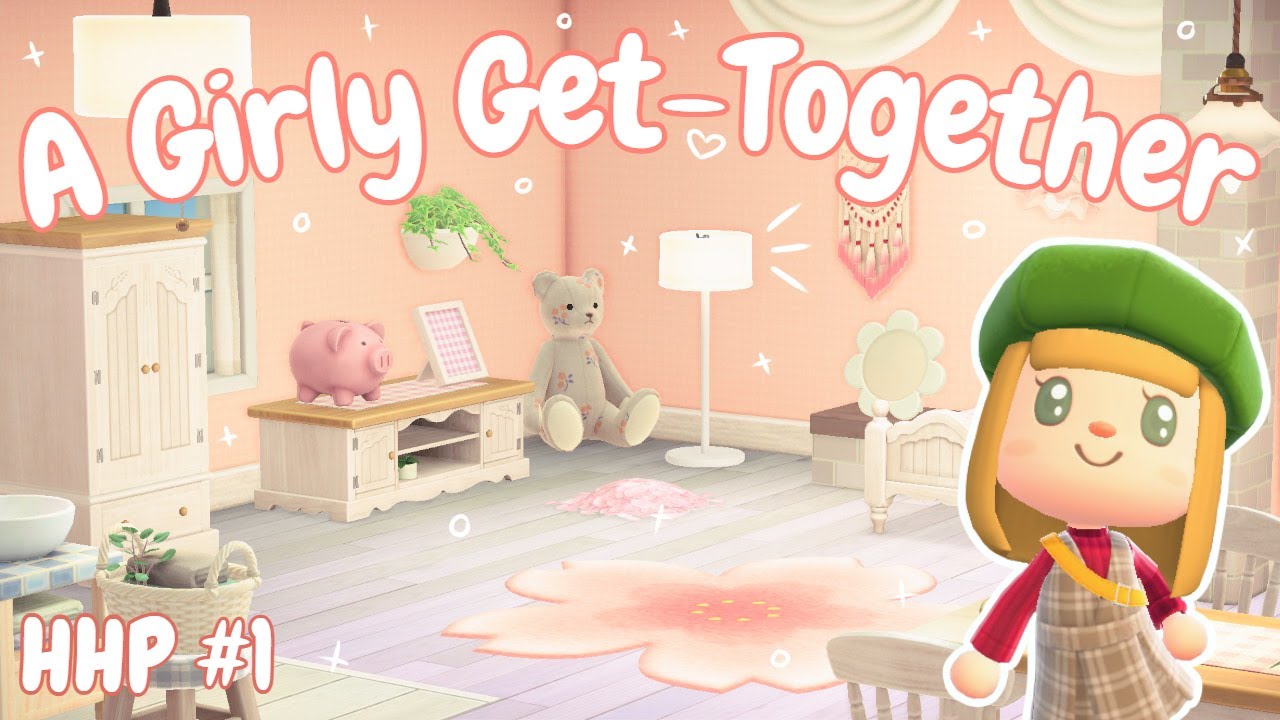 A Girly Get-Together for Ursula & Miranda | ACNH Speed Build | Animal ...