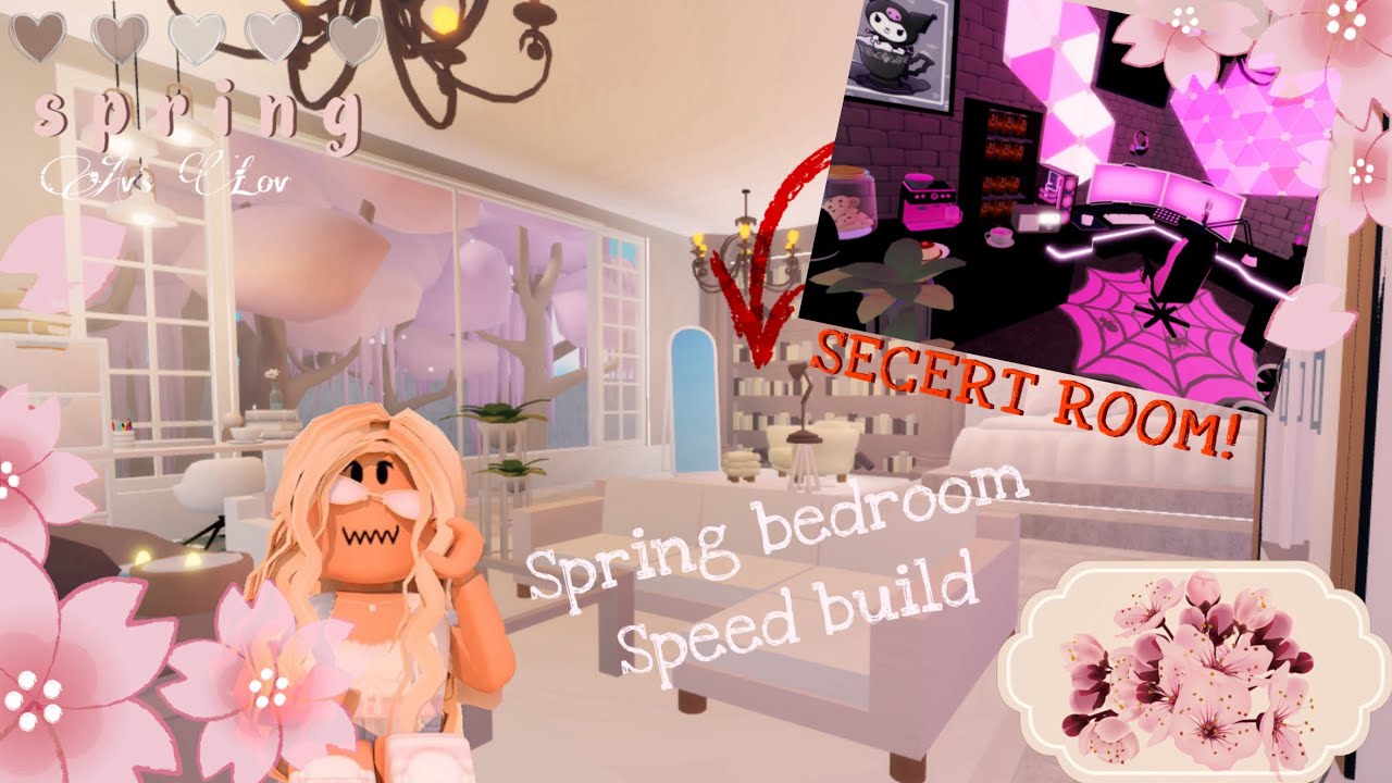 Spring bedroom with secret room! || Club Roblox || Av’s Lov #clubroblox ...