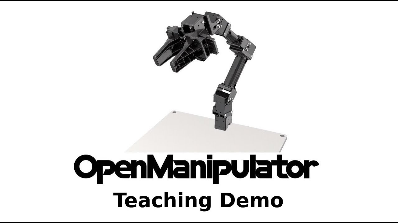 OpenManipulator 18 Teaching Demo YouTube OpenManipulator 18 Teaching Demo YouTube