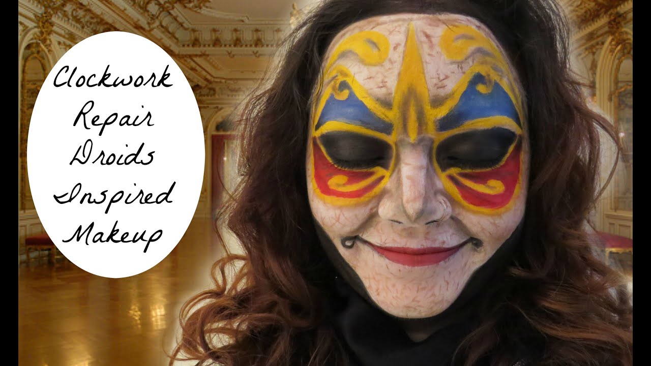 Clockwork Repair Droids Inspired Makeup! - Doctor Who - YouTube